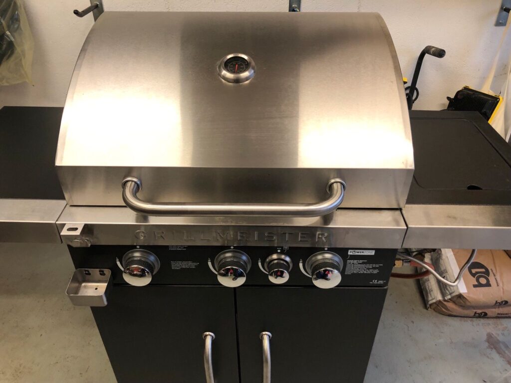 GRILLMEISTER Gasgrill 3plus1 Brenner 14.4 kW - EdelKüche