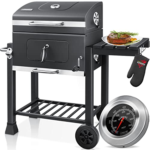 KESSER Grillwagen XXL Holzkohlegrill - EdelKüche