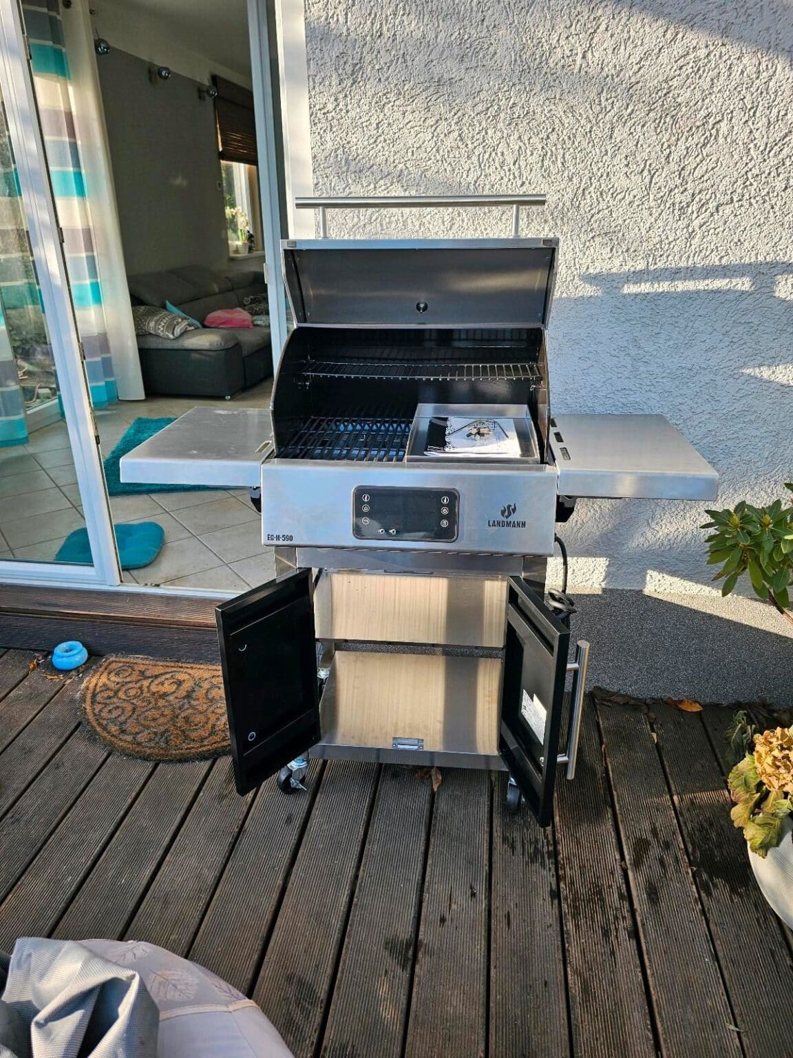 LANDMANN EG-II-590 Elektro-Grillwagen - EdelKüche