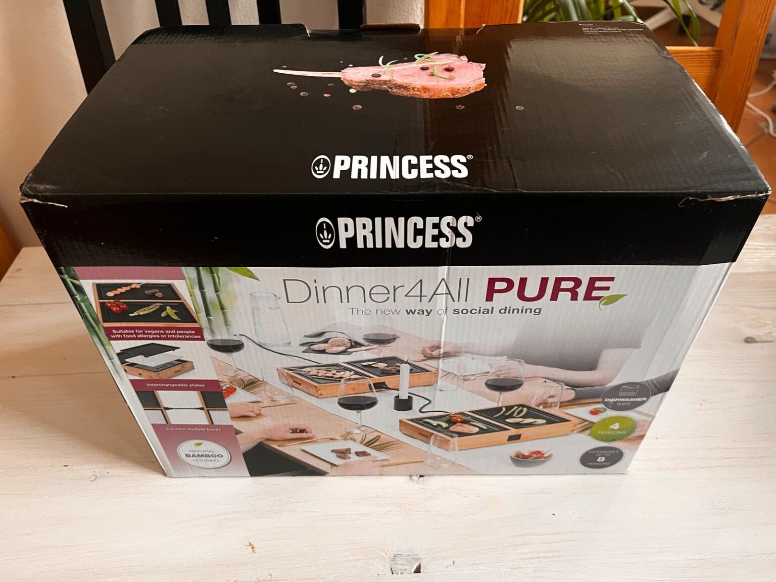 Princess 104040 Dinner4All Pure Tischgrill - EdelKüche