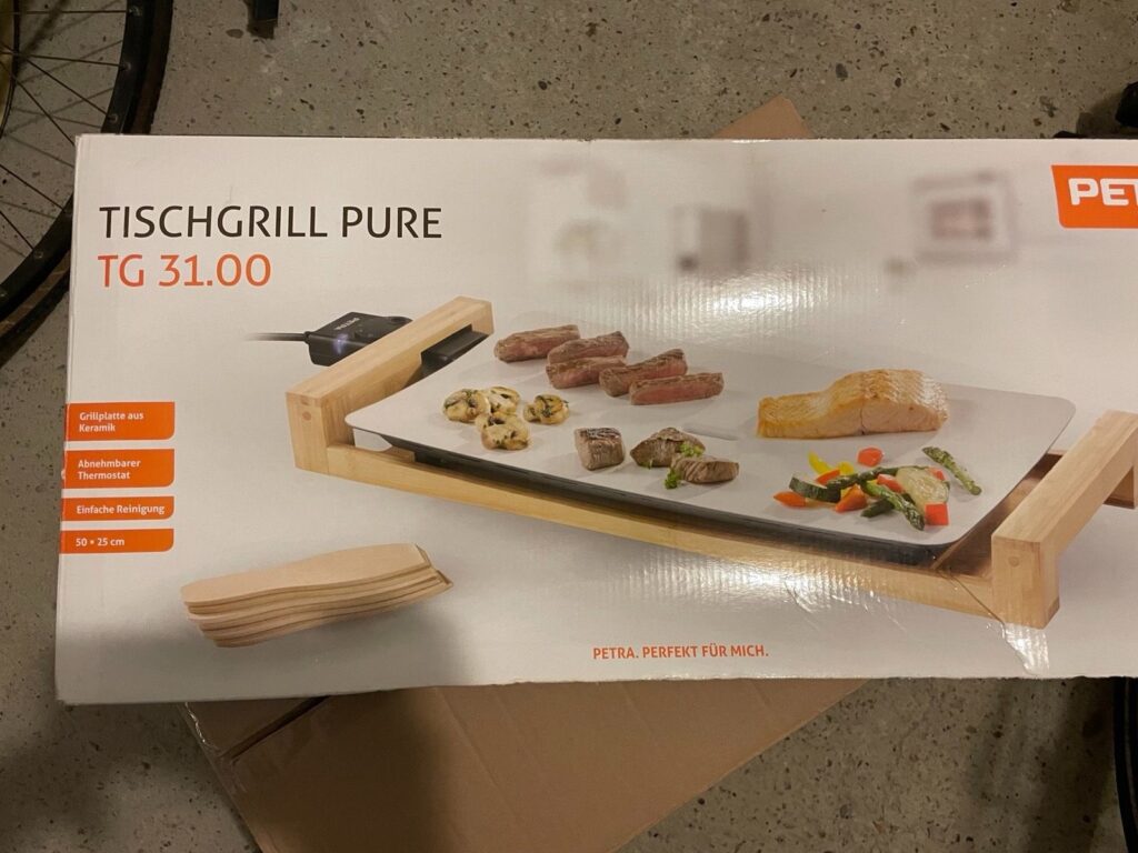 Princess Tischgrill Pure - EdelKüche