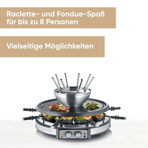 SEVERIN RG 2348 Raclette-Fondue-Kombination - EdelKüche