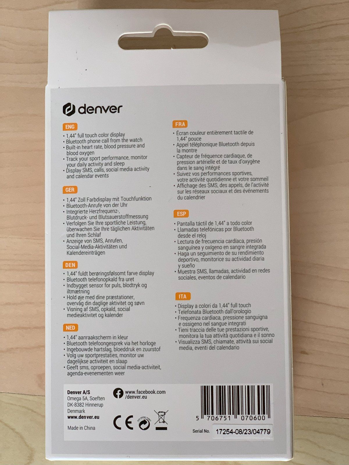 DENVER Smartwatch »SWC-156« - EdelKüche