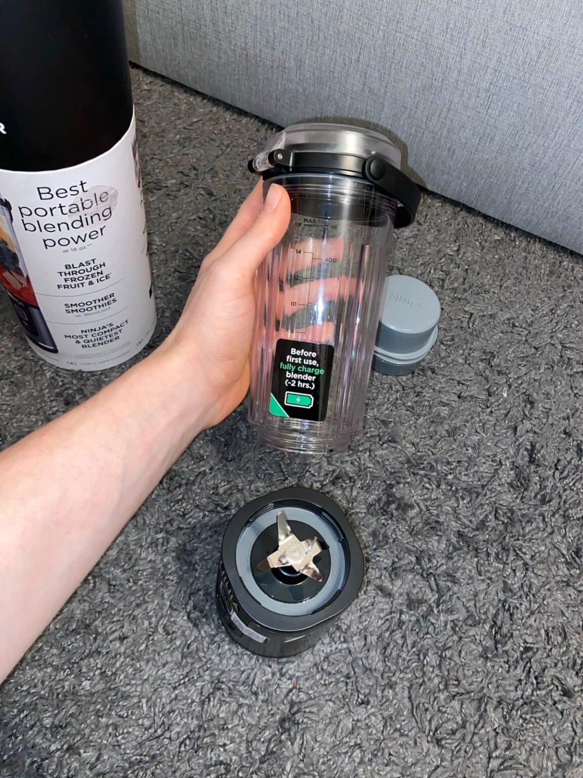 Ninja Blast BC151EUBK Tragbarer Mixer & Smoothie Maker - EdelKüche