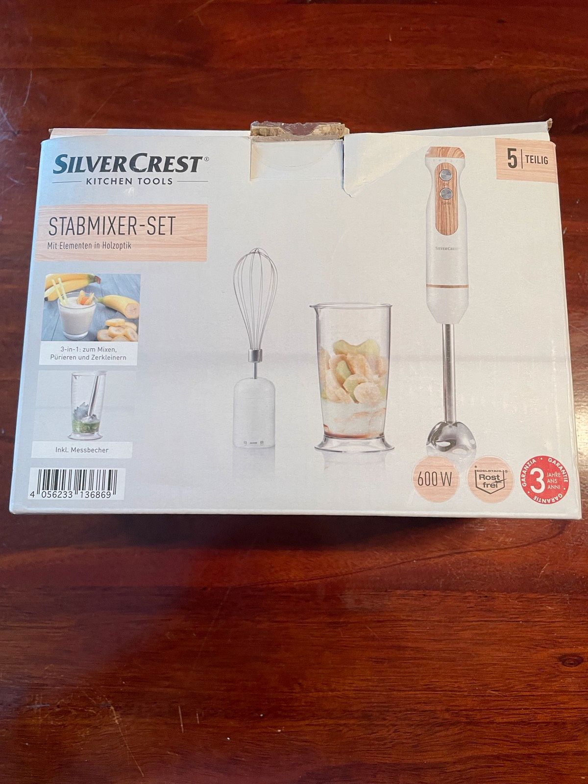 SILVERCREST® KITCHEN TOOLS Stabmixer-Set »SSSH 600 B1« - EdelKüche