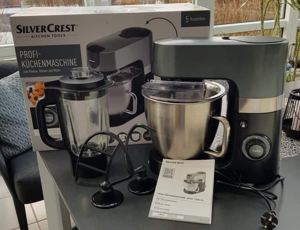 SILVERCREST® KITCHEN TOOLS Profi-Küchenmaschine »SKMP 1300 D3« - EdelKüche