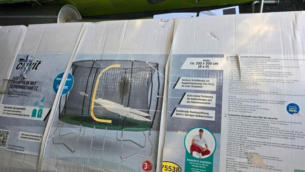 CRIVIT Gartentrampolin mit reißfestem Sicherheitsnetz - EdelKüche
