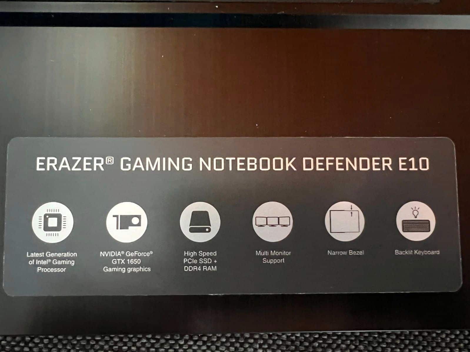 ERAZER® 17 Zoll Gaming Laptop Defender P50 RTX 4060 - EdelKüche