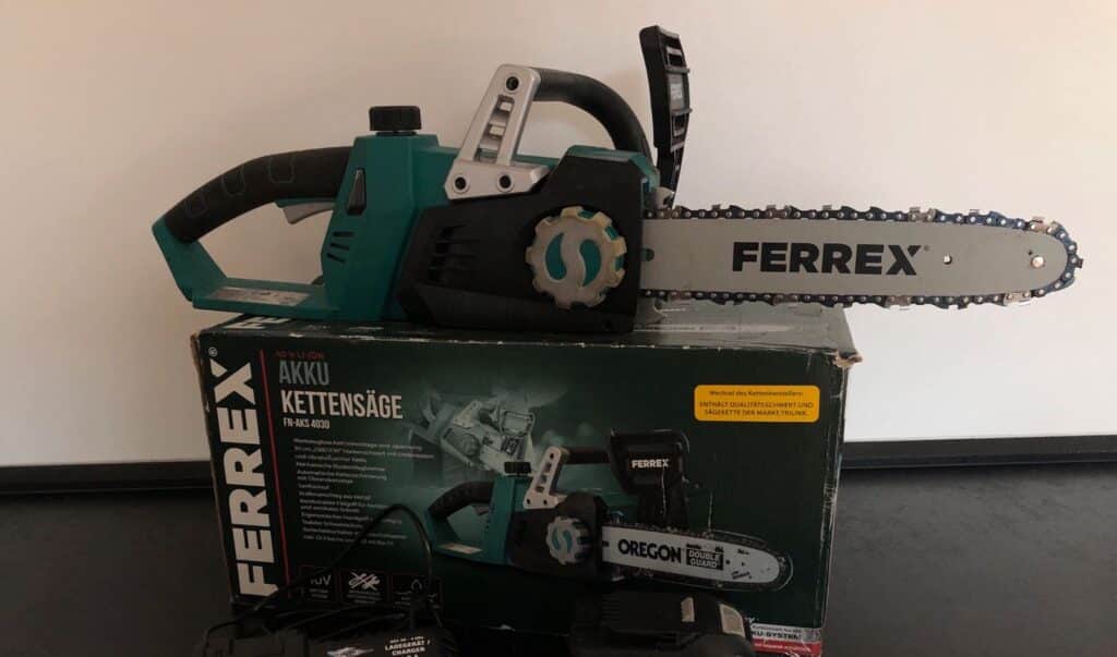FERREX 40-V-Akku-Kettensäge - EdelKüche