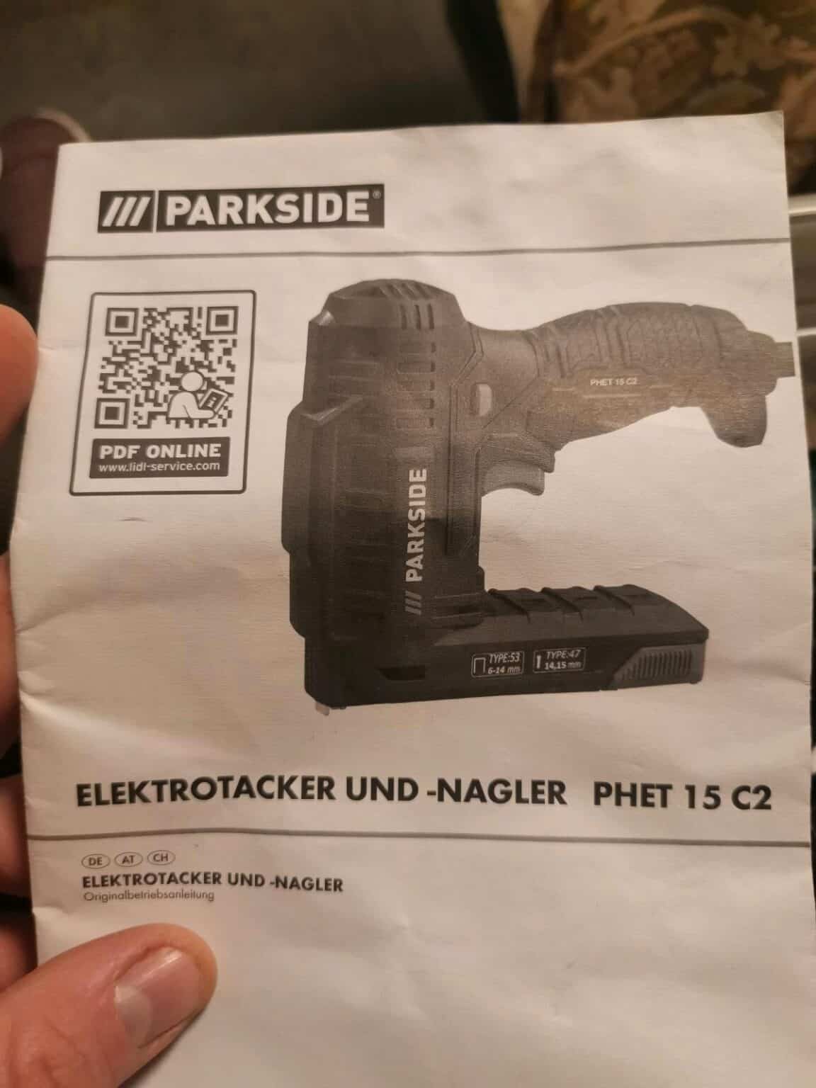 PARKSIDE® Elektrotacker und -nagler »PHET 15 C2« - EdelKüche