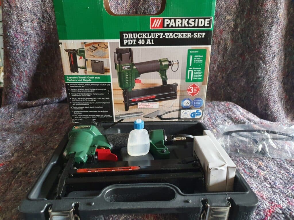 PARKSIDE® Druckluft-Tacker-Set »PDT 40 H6« - EdelKüche