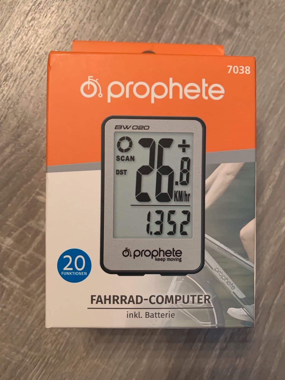 PROPHETE Fahrradcomputer mit 15 Funktionen - EdelKüche