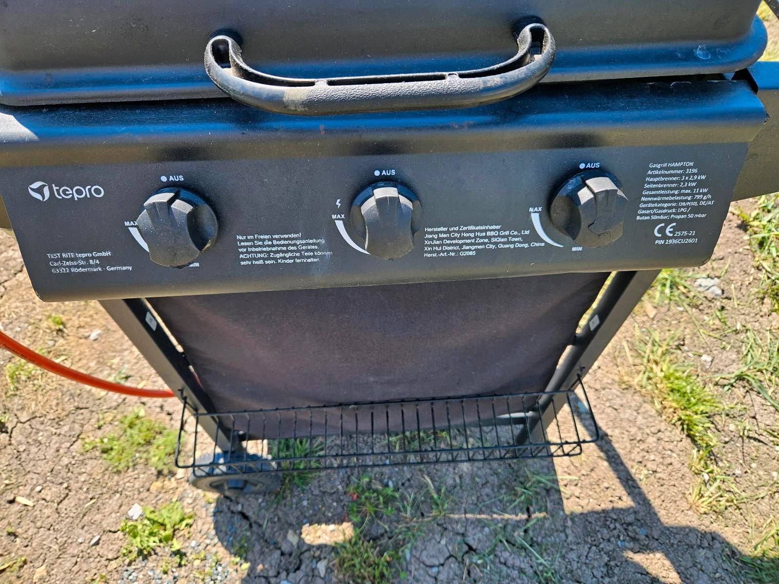 TEPRO Gasgrill Hampton 3 - EdelKüche