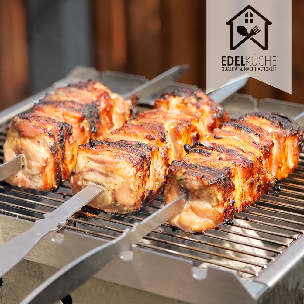 Schaschlik Napoleon Chicken - Rezept - EdelKüche